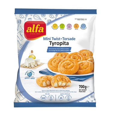 Alfa Mini Twist Torsade Tyropita 700g – MediTerra Grocery
